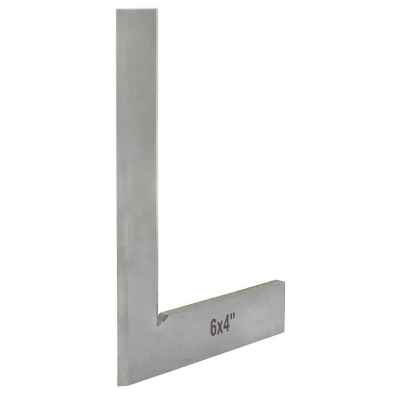 Precision Bevel Edge Square 6'' Blade x 4'' Beam Steel Hardened ...