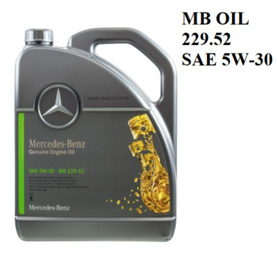 MB OIL 229.52 SAE 5W-30 OLIO MOTORE MERCEDES-BENZ NUOVO ORIGINALE 5 ...