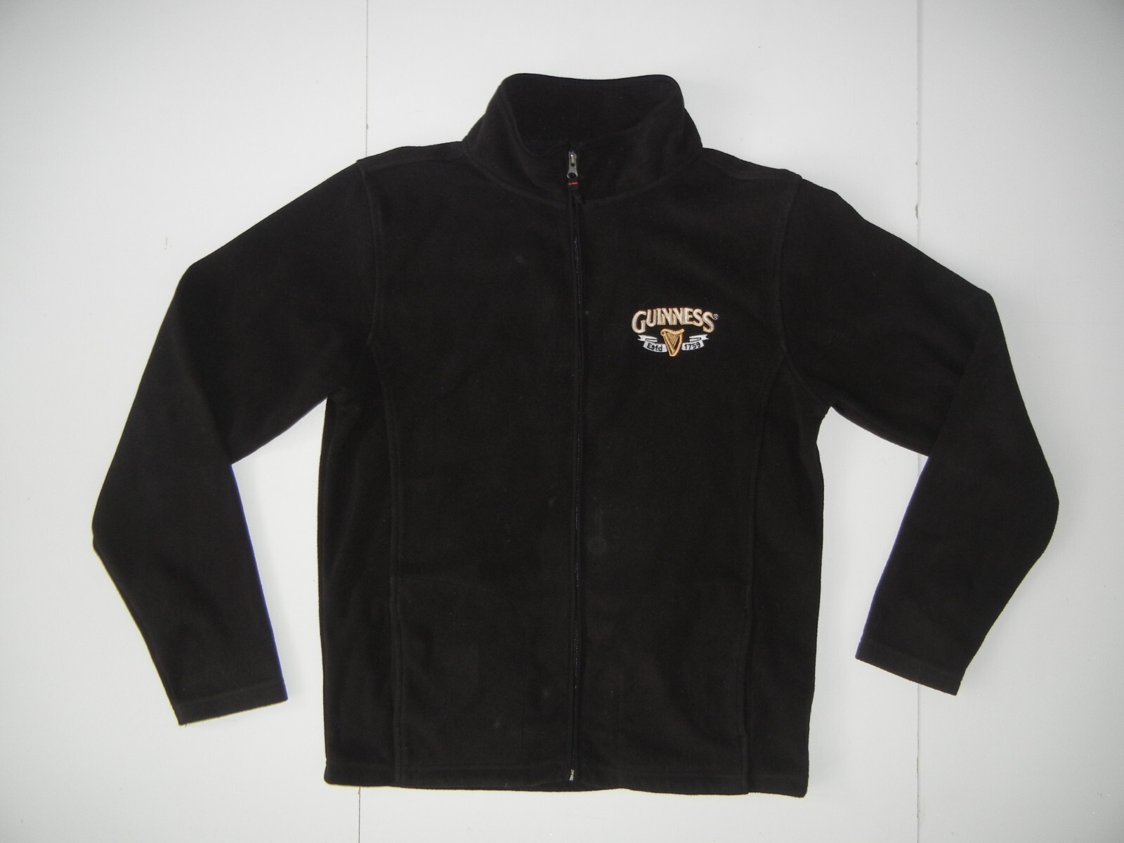 GUINNESS OFFICIAL MERCHANDISE Black Warm FLEECE JACKE… - Gem