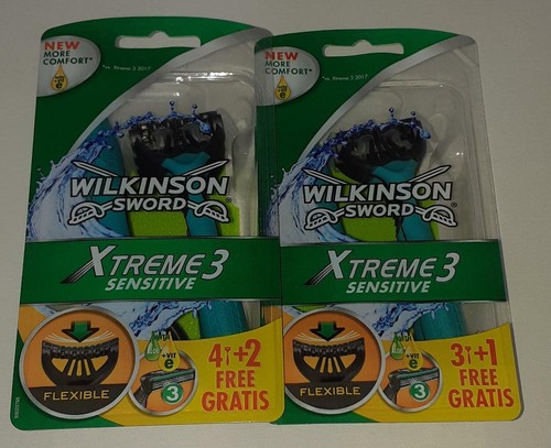 Wilkinson Sword Extreme 3 Sensitive Disposable Pack Razors 4 6 8 10 20 ...