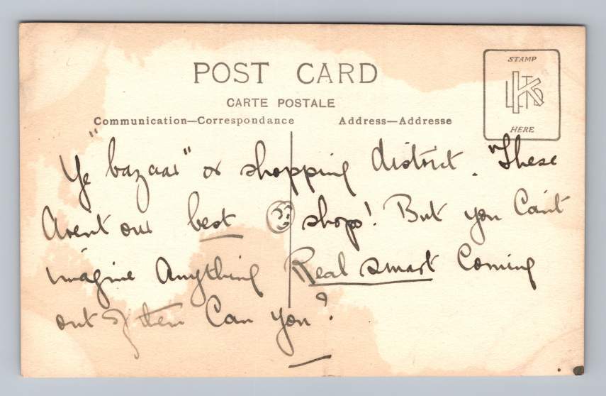 Bunder Road KARACHI Pakistan RPPC Antique Photo Postcard ~1910s | eBay