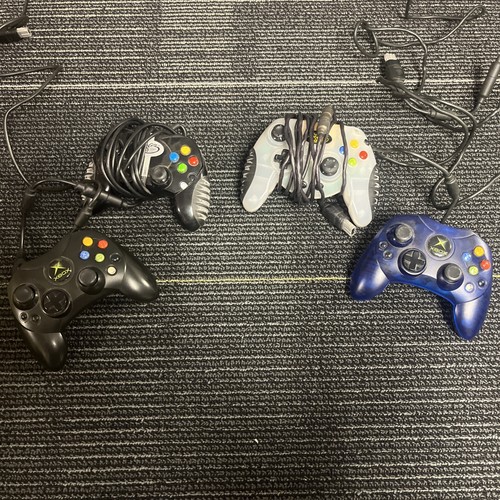 lot of 4 untested original xbox controllers | eBay