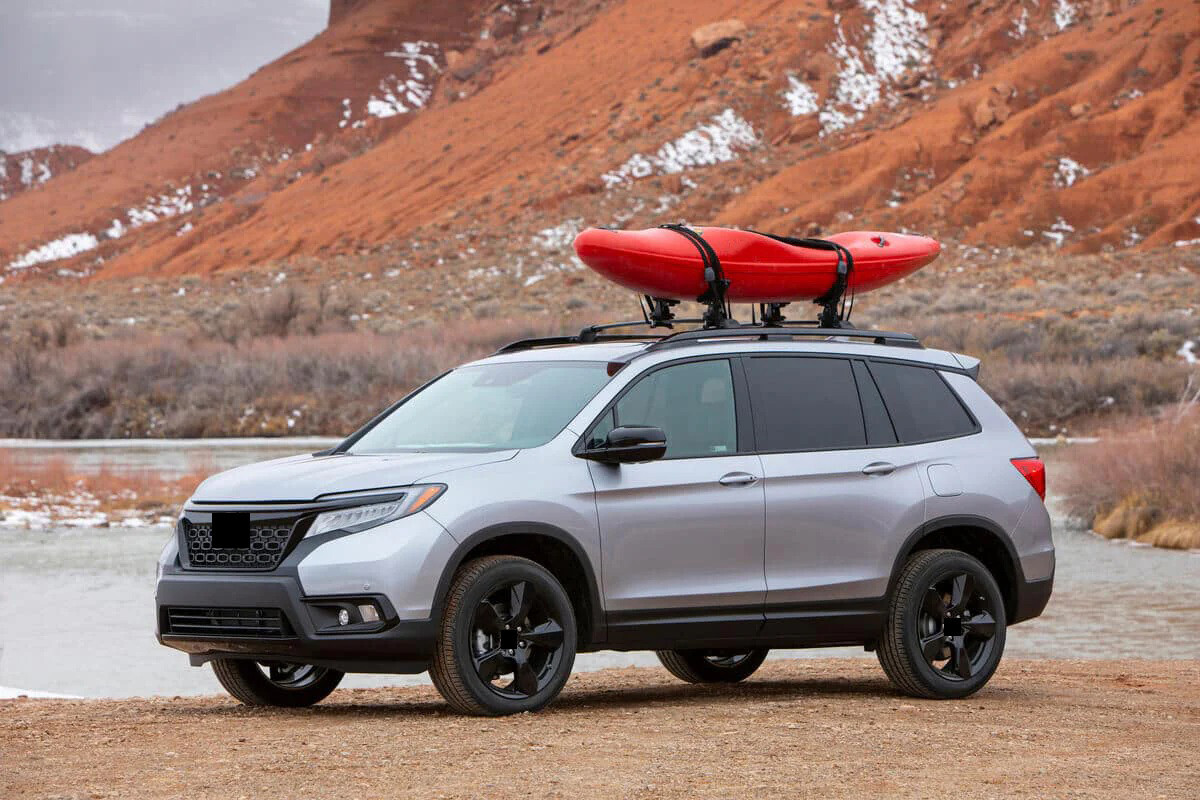 4PCS Roof Rack Cross Bar fits for Honda Passport 2018-2025 Black ...