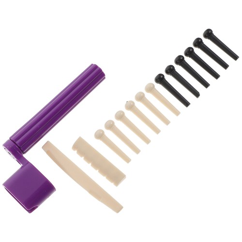 Guitar Accessory Set String Winder Acoustic Nut and Saddle Setup Tool ...
