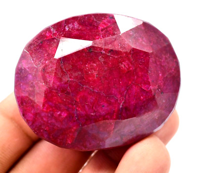 433.0 CT Natural Huge Red Ruby AGL Certified Museum Size Oval Loose ...