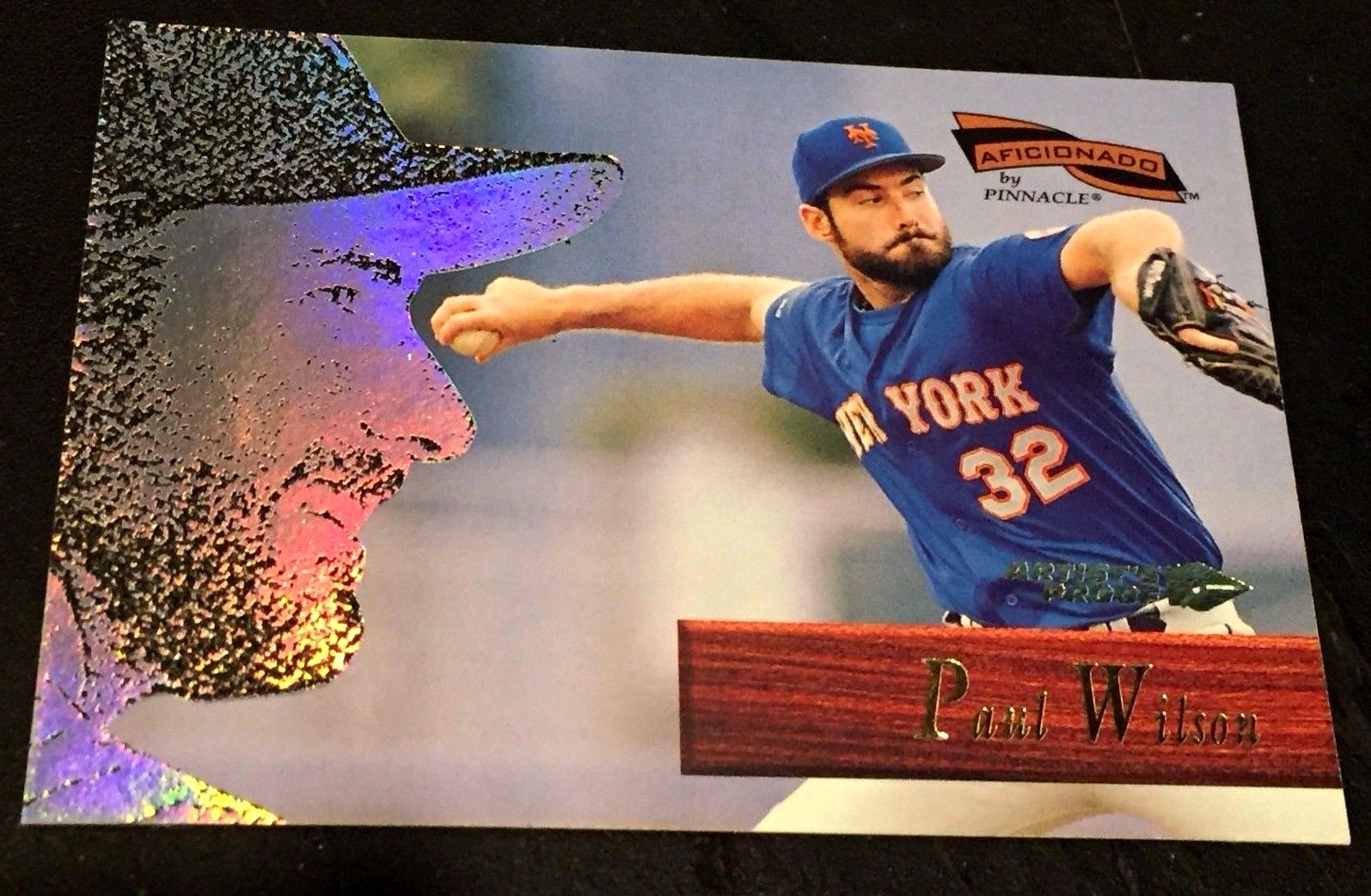 Paul Wilson 1996 Pinnacle Aficionado Artist's Proof Parallel Card #168 ...