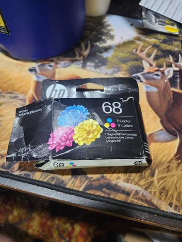 HP 68 TRI-COLOR INK CARTRIDGE OPEN BOX | eBay