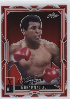 2024 Leaf Muhammad Ali Legacy Collection Red Prismatic /4 Muhammad Ali ...