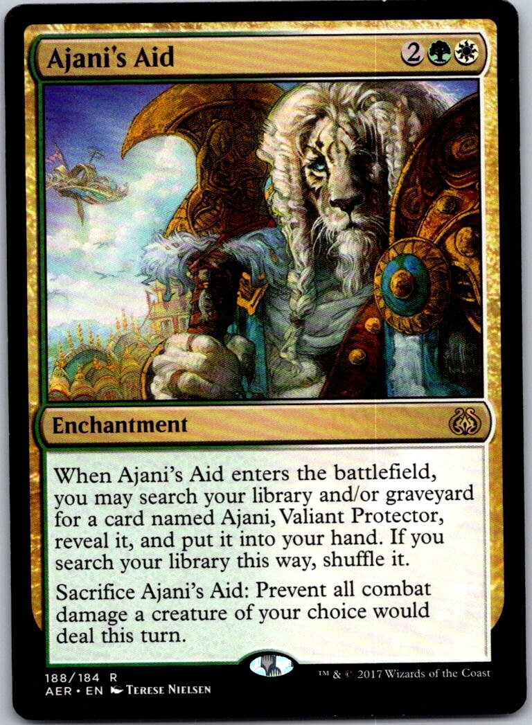 Magic the Gathering Ajani's Aid Aether Revolt MTG Free Shipping! | eBay
