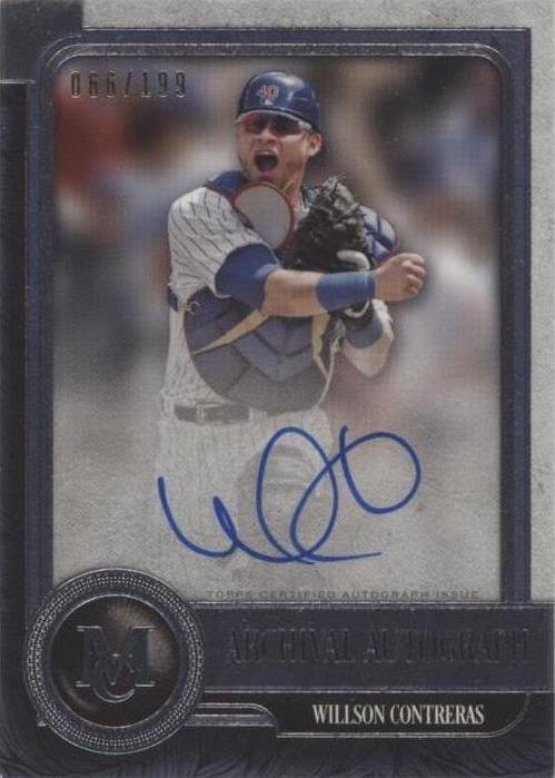 2019 Topps Museum Collection - Archival Autographs Willson Contreras # ...