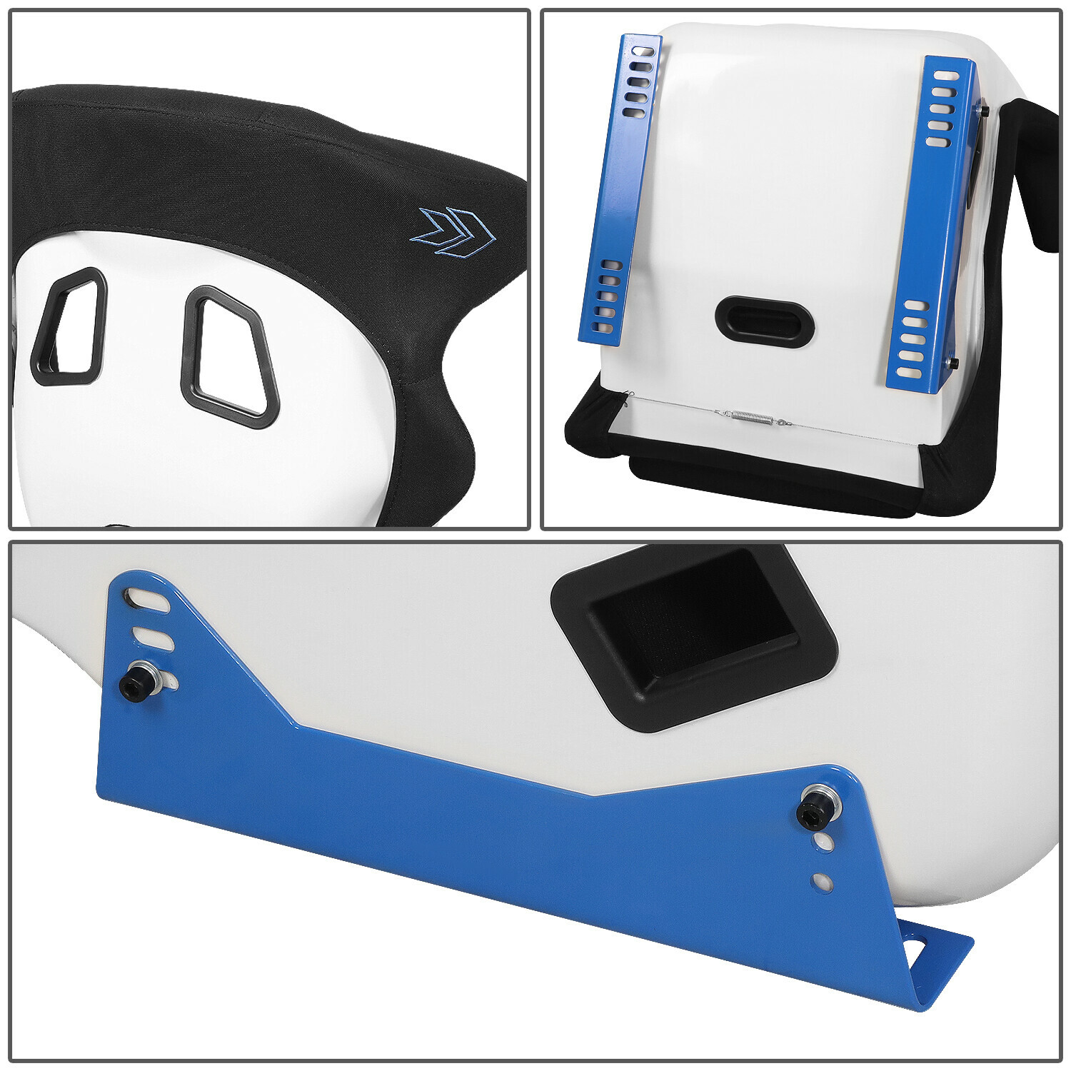 NRG INNOVATIONS FRP-600WT FIBERGLASS SIM FIXED BACK BUCKET RACING SEAT ...