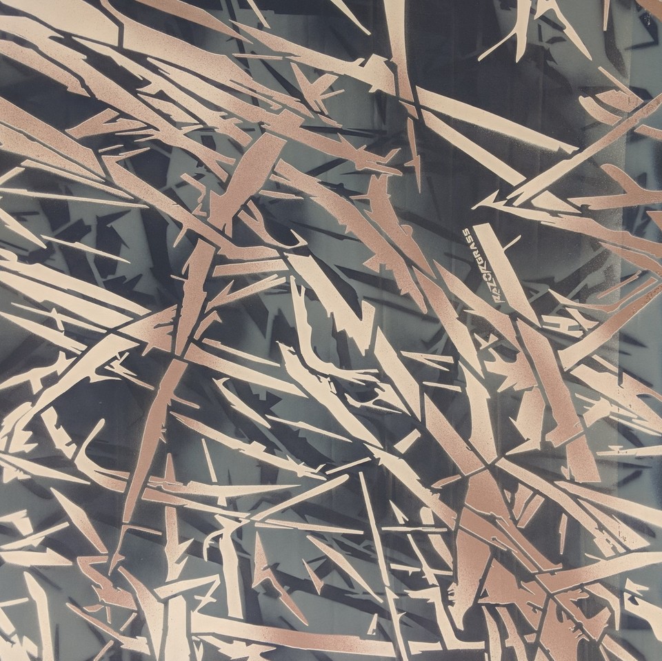 Redleg Camo ™ Razor Grass © 2 piece duck boat camo stencil kit | eBay