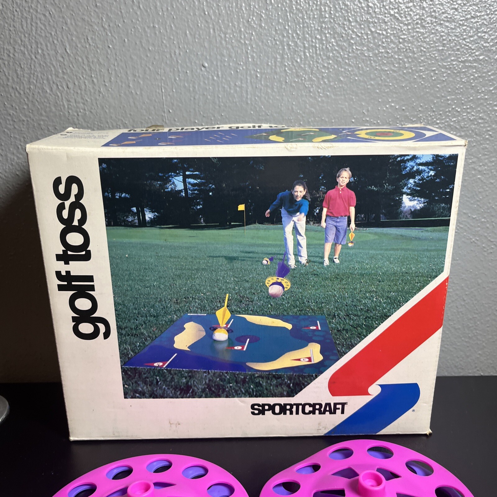 Sportcraft Golf Toss Darts Outdoor Game Original Box 11051 Vintage ...