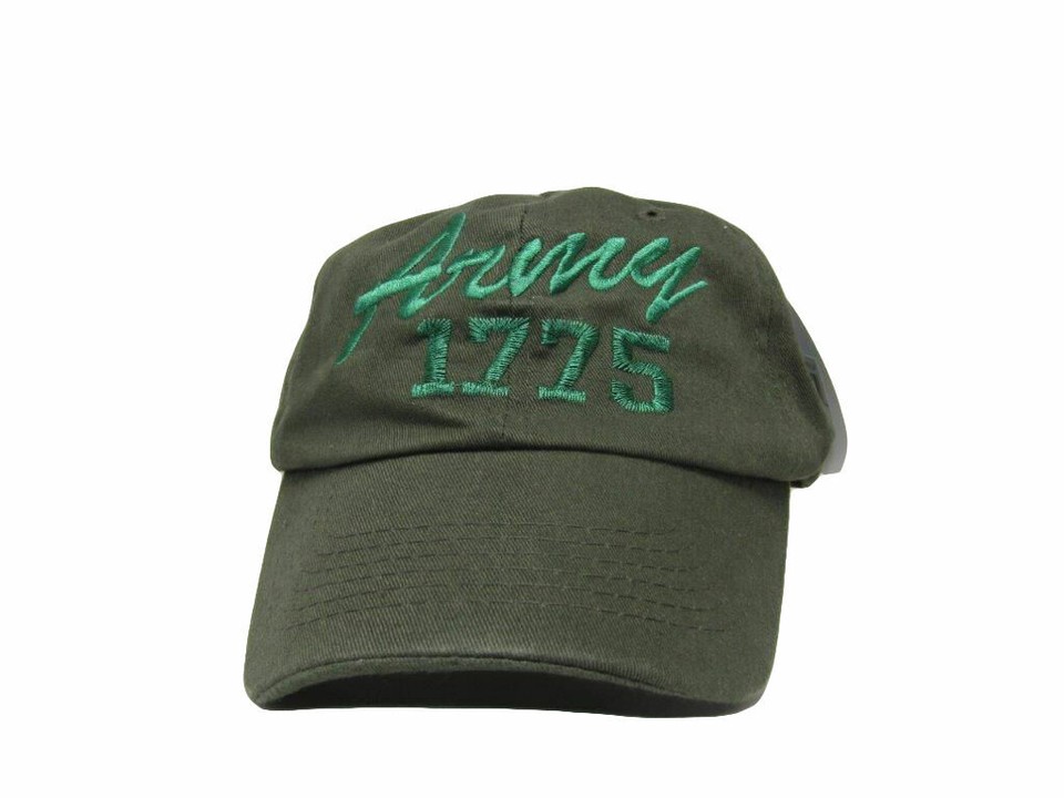 U.S. Army 1775 Olive Green Embroidered Washed Style Hat Ball Cap Cover ...