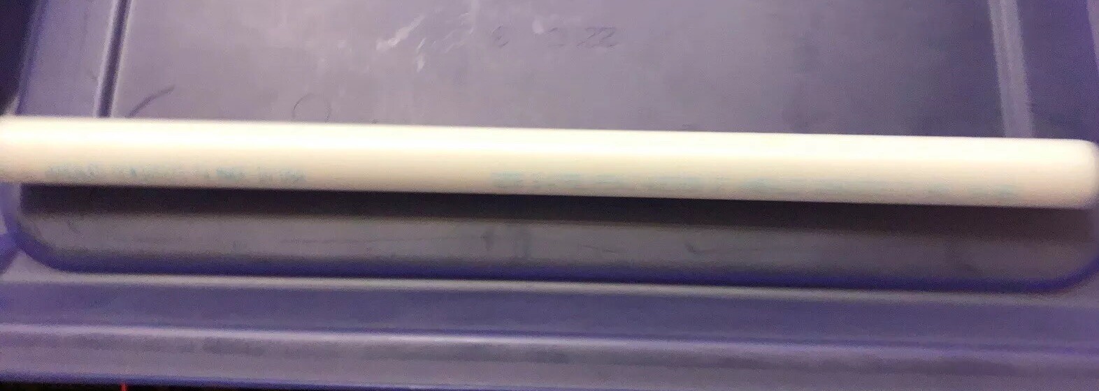 3/4” diameter x 11-3/4” Long White Acetal Rod - "Delrin" Polypenco ...