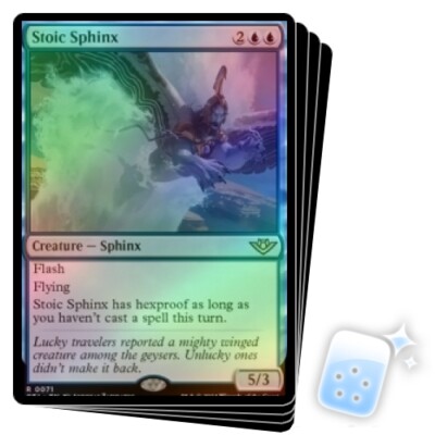 FOIL STOIC SPHINX X4 Outlaws Of Thunder Junction OTJ Magic MTG MINT ...