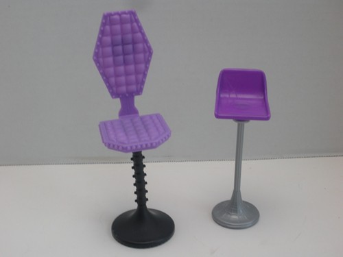 Monster High Doll Two Purple Chairs Barstool | eBay
