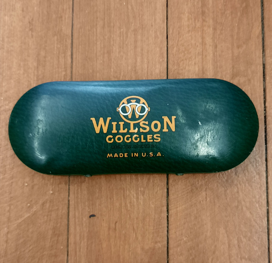 Antique Wilson goggles 1940s made in the USA Green Ti… - Gem