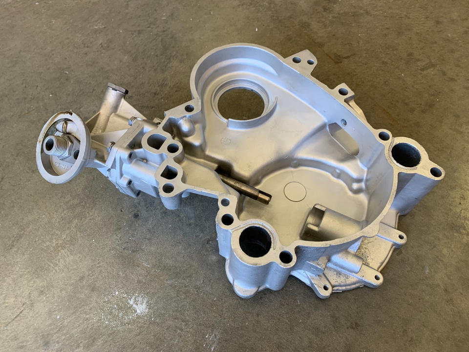 OEM AMC V8 Timing Cover W/Oil Pump 290 304 343 360 390 401 Nice used | eBay