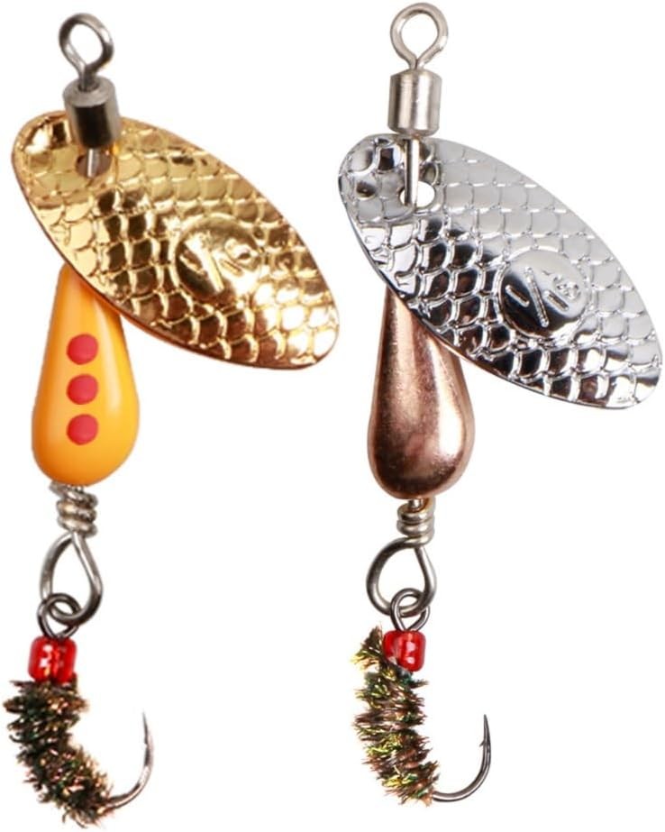 Trout Spinners, Fly Trout Fishing Lures for Bass Salmon Pike, Fishing ...
