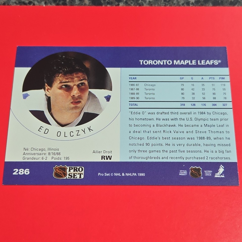 1990-91 Pro Set - Ed Olczyk #286 | eBay