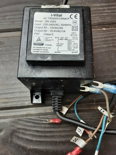 Intex Pump Spa Transformer I- VITAL INTEX SSP-H-20-1C and other models ...