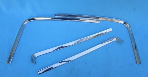 1966-67 GTO, Chevelle, Cutlass, Skylark Stainless Rear Window Moldings ...