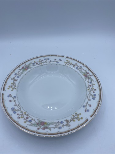 WELLINGTON Porcelain 8.5"" Flat Rim SOUP BOWL Wl01 Pattern Made in ...