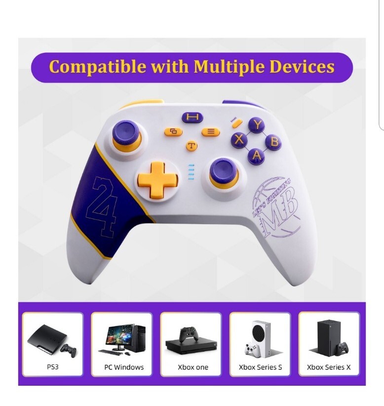 New LIMITED EDITION Kobe Bryant TRIBUTE Universal XBOX PS WIRELESS Controller | eBay