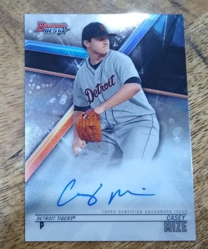 2018 Bowman's Best Casey Mize AUTO Tigers Autograph | eBay