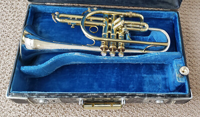H.N. White King Silversonic Silver Bell Cornet | eBay