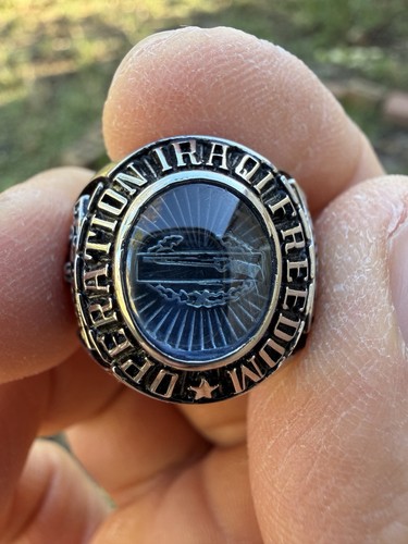 US Military Operation Iraqi Freedom Class Ring | eBay