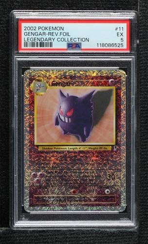 Gengar Reverse Foil Pokemon Legendary Collection PSA 5 2002 | eBay