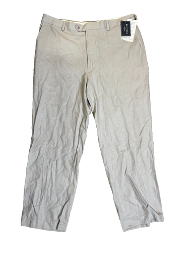 Britches By Samtex Pants Relaxed Fit Button & Zip Linen W38 X L29-Free ...
