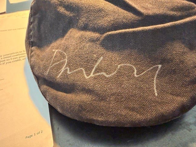 OFFICIAL SIGNED BY DANIEL CRAIG SKYFALL BARRETT HAT PROP JAMES BOND 007 ...