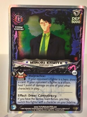 Yu Yu Hakusho TCG CCG Minori Kamiya Body Shifter C126 1st Edition Exile ...