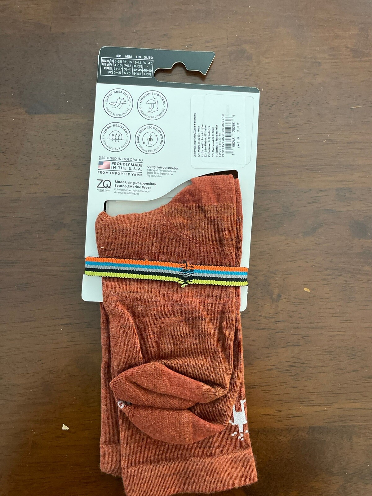 New $18 SmartWool Everyday Anchor Line Socks - Merino Wool One Size#103 ...