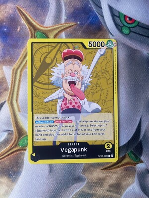 Vegapunk OP07-097 Leader 500 Years in the Future ONE PIECE Card Game ...