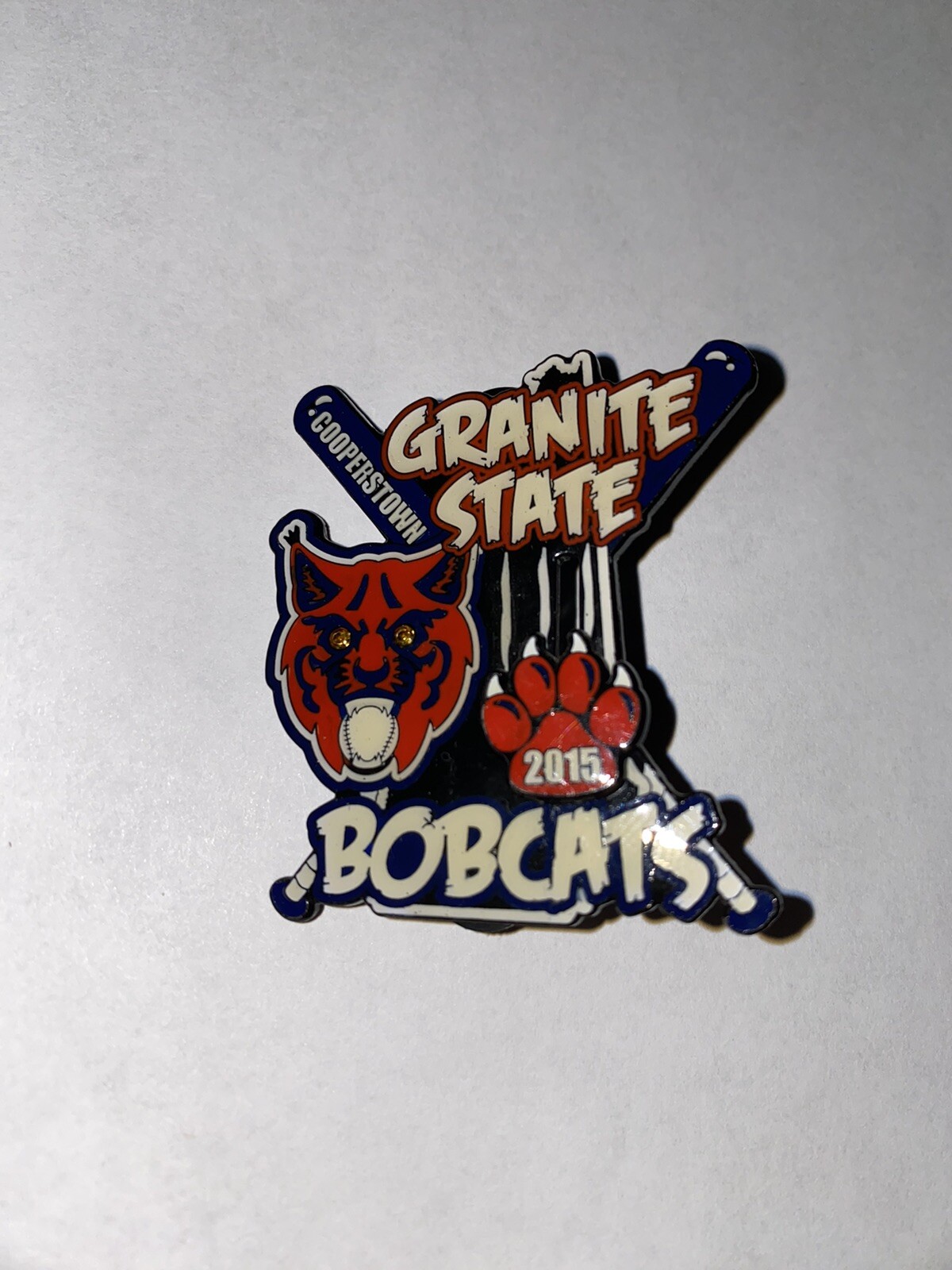 Cooperstown Dreams Park Trading Pins Granite State Bobcats 2015 | eBay