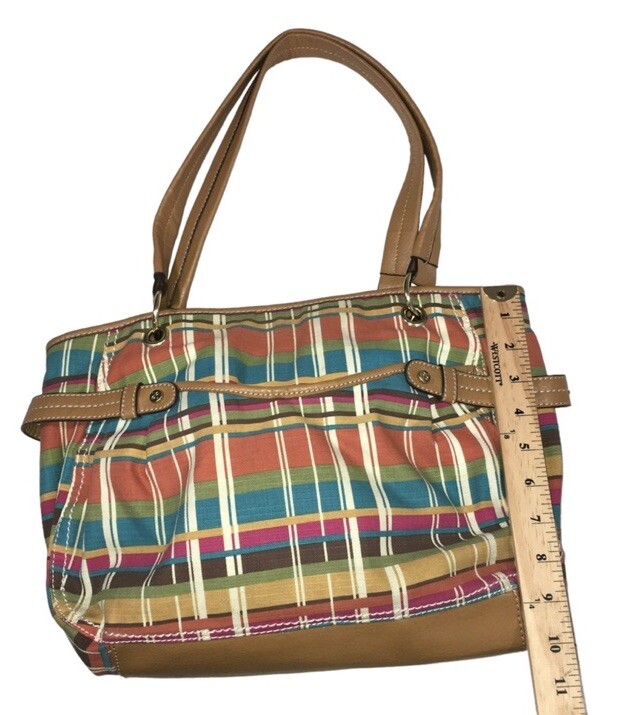 RELIC Plaid Multi-Color Shoulder Bag Purse | eBay