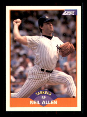1989 Baseball 1989 Score Neil Allen New York Yankees #375 1 | eBay