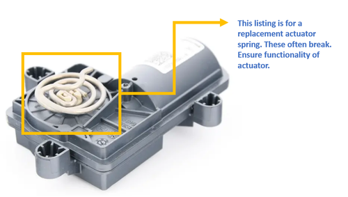 2012-2021 Mercedes-Benz Electronic Exhaust Actuator Valve Spring Repair ...