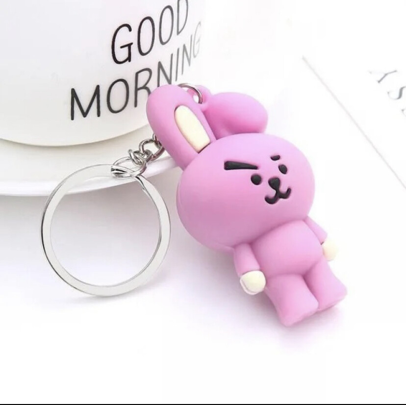 BT21 Characters Silicone 3D BTS Keychain K-pop | eBay