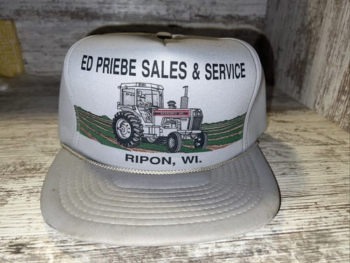 White Tractor ED Priebe Sales & Service Hat Ripon Wi Field Boss 185 ...