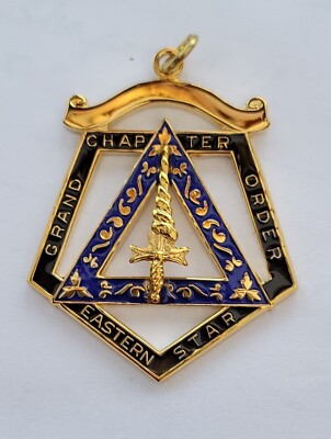 Loop top Jewel Grand Adah Order of Eastern Star Officer #72 | eBay