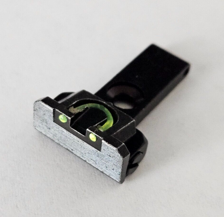 S&W SW22 Victory 22 Rear Sight Green Fiber Optic SW 22 Elevation ...