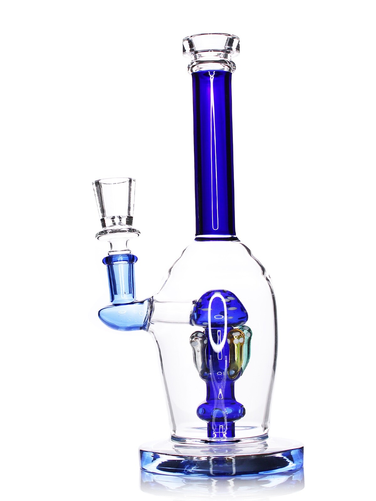 Mushroom Perk Water Pipe Bong Glass Hookah Water Pipe for tobacco use ...