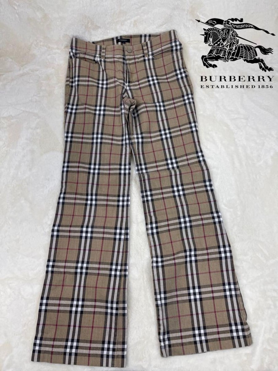 BURBERRY Nova Check Pants Men's Size 42 From Japan BURBERRY Nova Check Pants Men's Size 42 From Japan