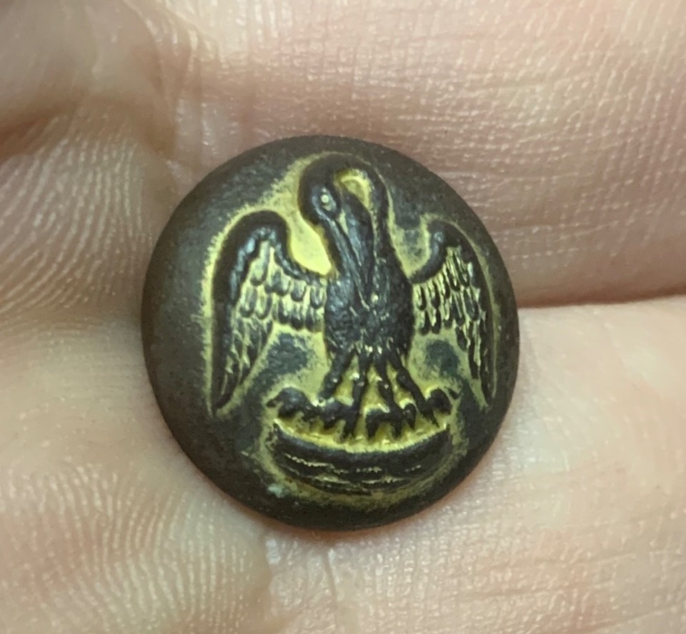 Louisiana Militia Civil War Cuff Button | eBay