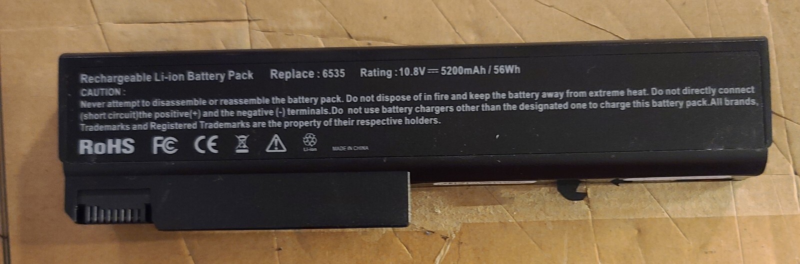 Battery for HP ProBook 7550b Laptop 10.8V 56Wh 5200 mAh YALL-2016-12 ...